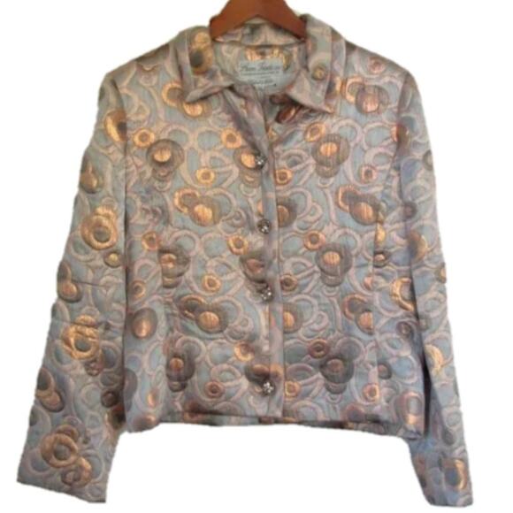 Malcom Starr | Jackets & Coats | Vintage 96s Malcom Starr Brocade ...